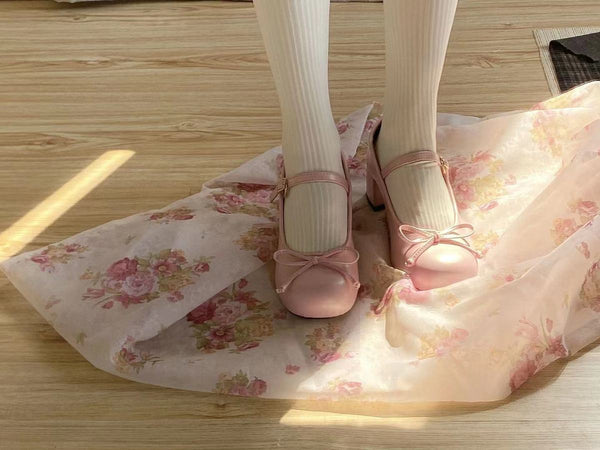 Advbridge Japanese Kawaii Shoes Women Lolita Style Bow Design Sweet Sa ...